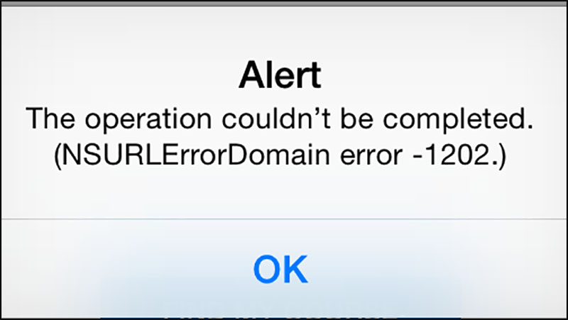 Lỗi NSURLErrorDomain là gì? Cách khắc phục hiệu quả 100% - Thegioididong.com